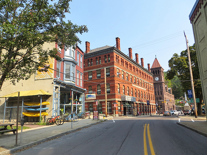 Jim Thorpe's historic downtown showcases stunning brick architecture where Victorian charm meets small-town warmth. The perfect place to slow down and breathe.