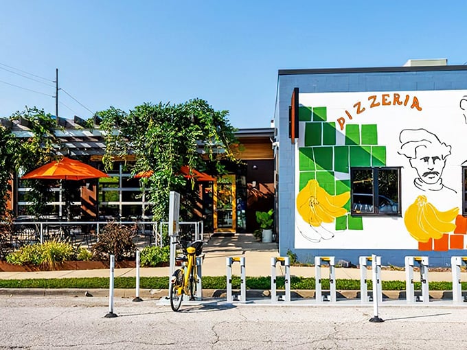 When murals meet mozzarella, you know you've found something special in Fountain Square's heart.