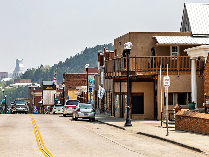 Lead's charming downtown streets climb the hillsides like a historical stairway to mining heaven.