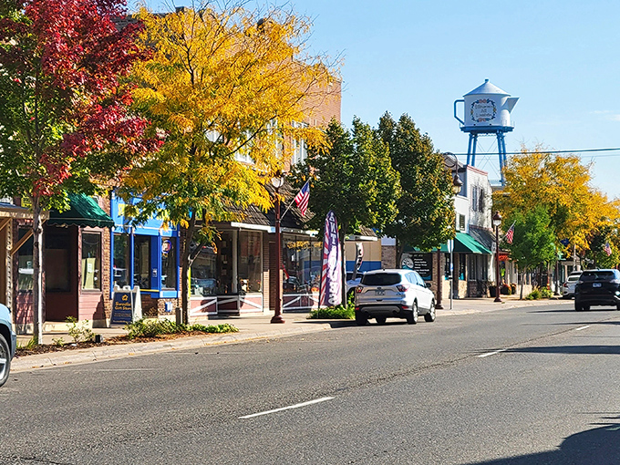 Lindstr&ouml;m's charming main street welcomes visitors with Scandinavian flair and shops that won't empty your wallet.