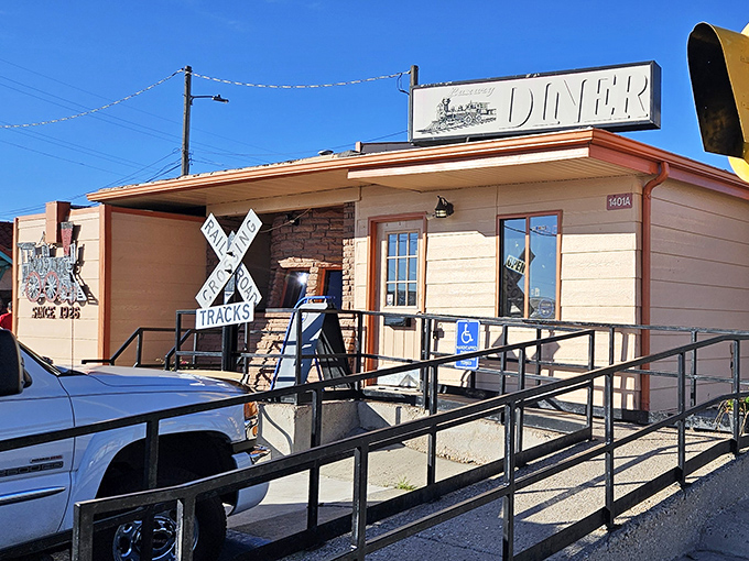 Railroad crossing meets comfort food crossing - where hearty meals have been served since 1926.