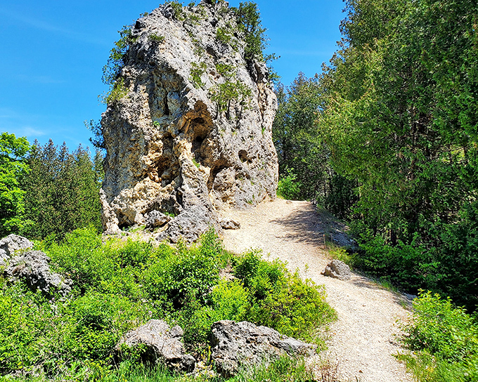 Nature's archway at Mackinac Island &ndash; proof that Michigan was creating Instagram-worthy spots long before Instagram existed.