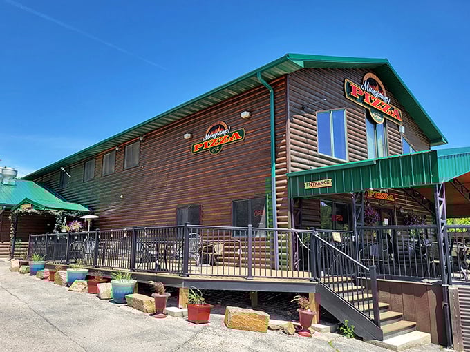 Rustic log cabin meets wood-fired pizza heaven. The aroma alone is worth the drive to Hill City.