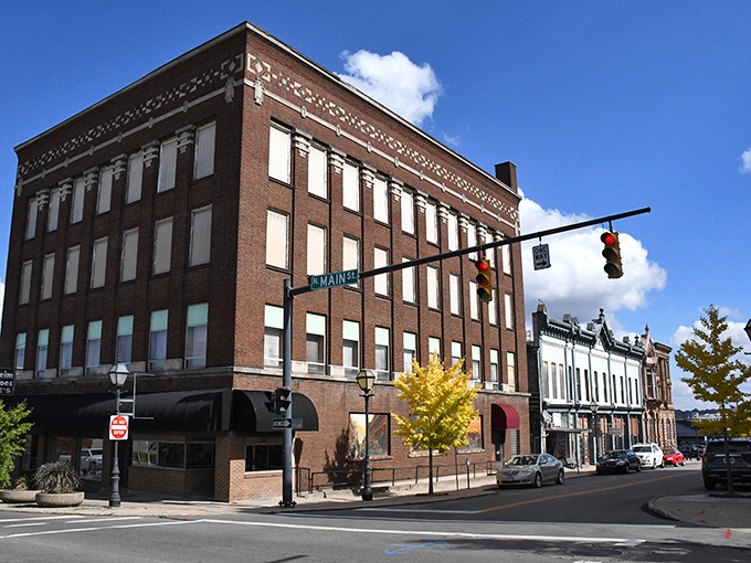 Mansfield's historic downtown features classic brick buildings where small-town charm meets big-time affordability.