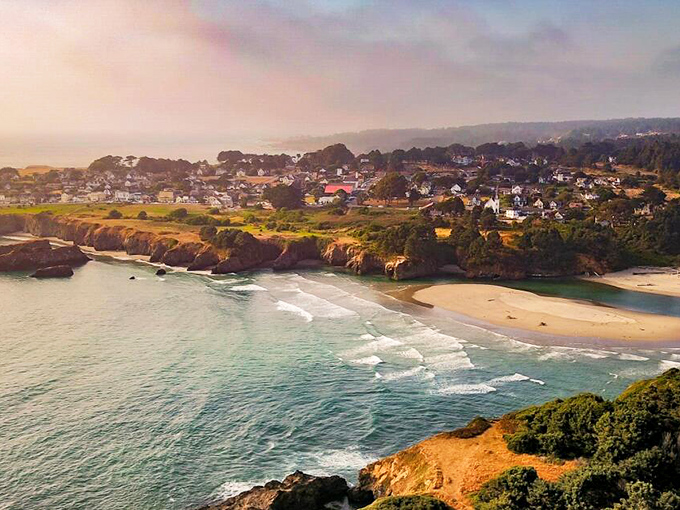 Mendocino's coastline is Mother Nature showing off&mdash;where golden hills meet turquoise waters in a sunset embrace that makes you forget your phone password.