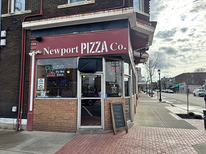 Corner pizza shops like this one write the book on neighborhood charm and comfort.