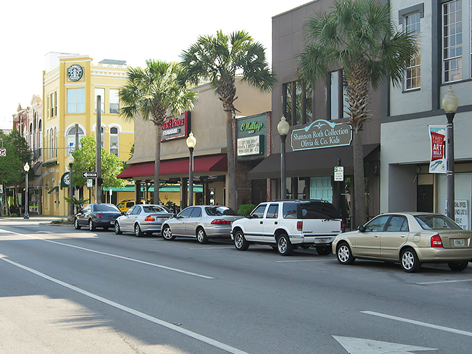 Ocala's downtown blends Southern charm with Florida sunshine, where Starbucks meets local boutiques in perfect small-city harmony.