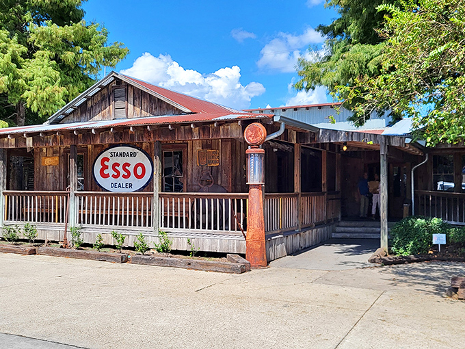 When a building looks this weathered and welcoming, you know generations have gathered here for memorable meals.