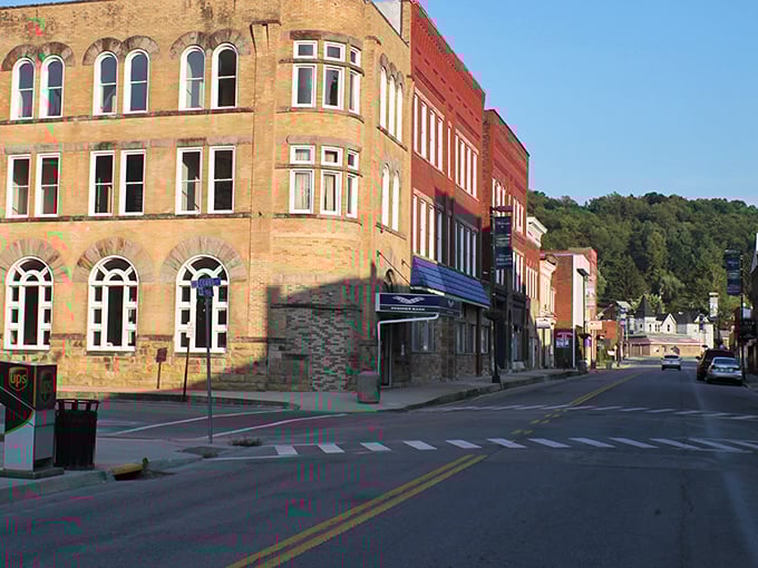Downtown Philippi's got that timeless main street charm where historic buildings still earn their keep every single day.