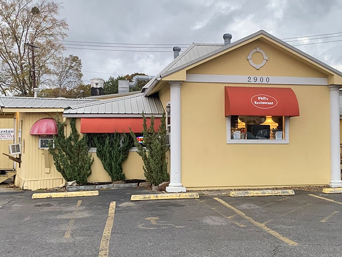 Phil's Family Restaurant Sunshine yellow with a cherry-red awning&mdash;this place dresses like it knows its food will make you happy.