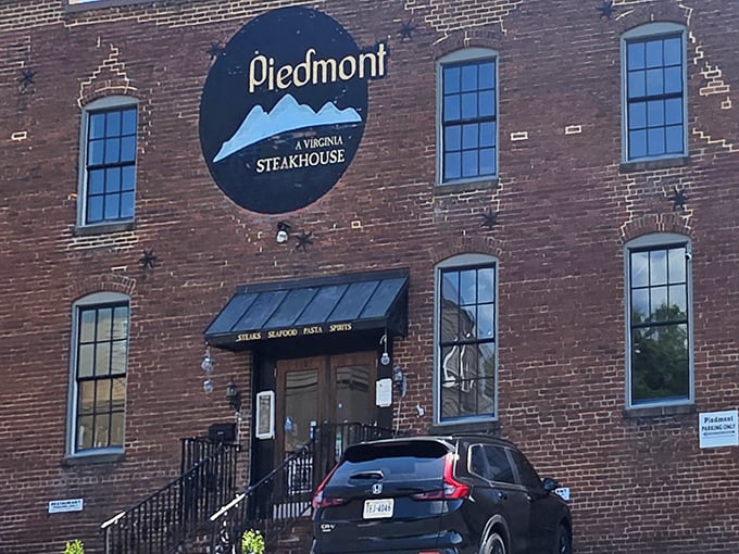 Piedmont Steakhouse's historic brick facade tells you this place has stories to share&mdash;and steaks to remember.