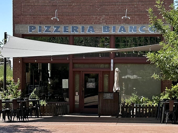 Pizzeria Bianco's brick storefront whispers of pizza greatness. Like finding the Holy Grail of pizza in downtown Phoenix.