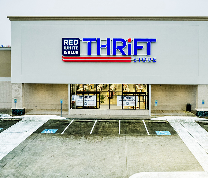 Red, white, and blue never looked so inviting - patriotic colors leading to unpatriotic bargain prices.