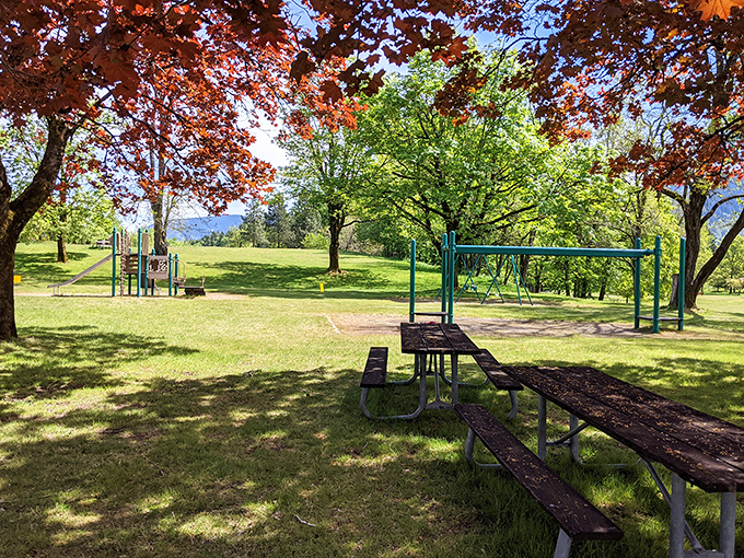 Rooster Rock's picnic area offers more than lunch &ndash; it's a front-row seat to nature's greatest show.