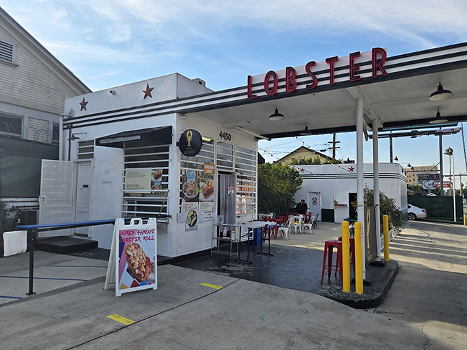 Royal Lobster LA turns a former gas station into seafood heaven. Who knew the best fuel for your day would be lobster?