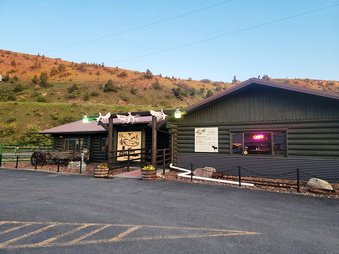 Where cowboys and foodies find common ground. This unassuming log cabin houses steak dreams that'll haunt you for weeks.