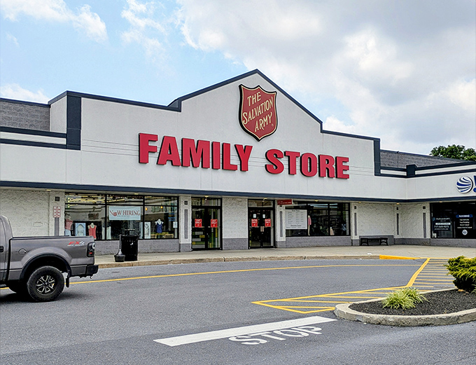 The Salvation Army Family Store stands proud, ready to outfit your home without emptying your wallet. Bargain paradise awaits!