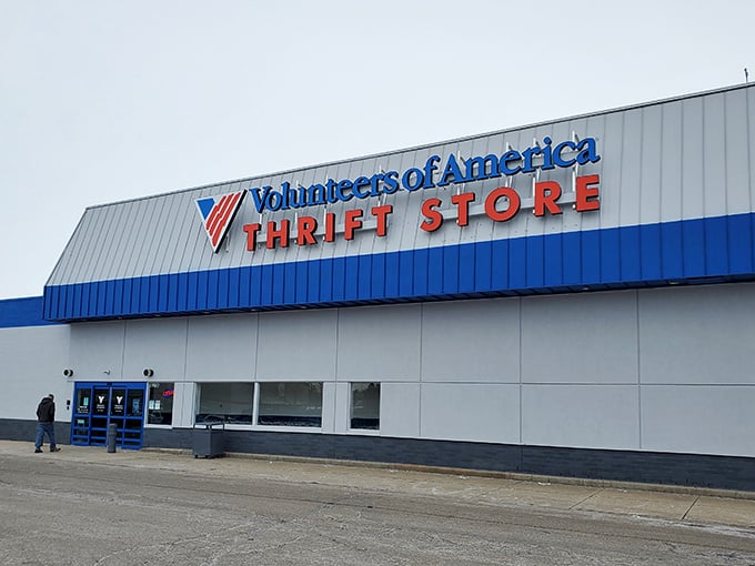 Another VOA gem in Lansing, sporting that unmistakable blue trim. Inside lies a wonderland of secondhand surprises.