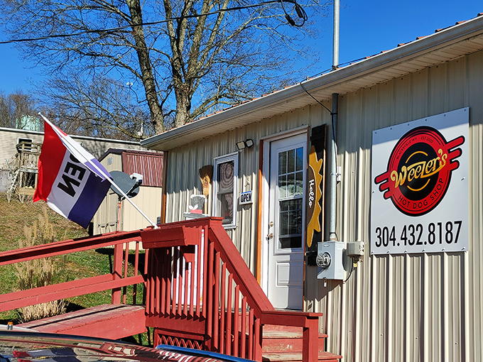 That red staircase at Weezer's? Consider it the stairway to hot dog heaven, West Virginia style.