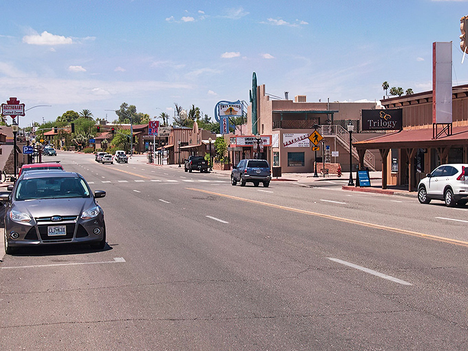 Wickenburg's main street looks like it's waiting for a Western movie crew to yell "Action!" Authentic cowboy charm without the Hollywood price tag.