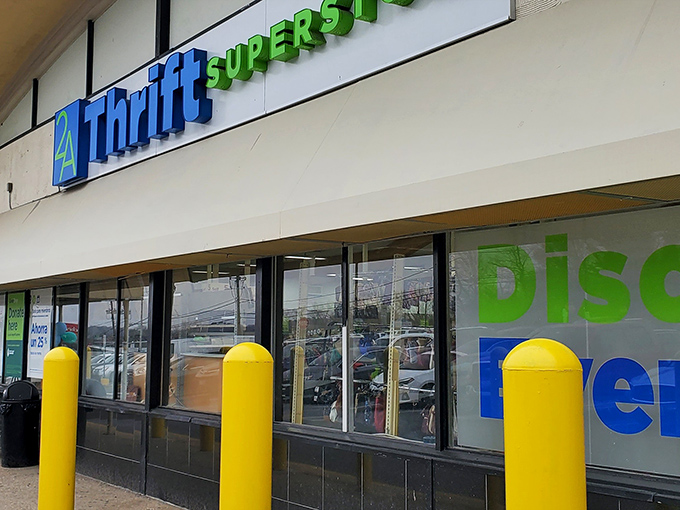 Those yellow safety bollards might as well be saying, "Caution: Extreme Savings Ahead." Your wallet will thank you for the protection.