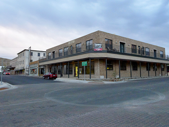 The historic downtown buildings create a perfect backdrop for leisurely strolls and window shopping adventures.