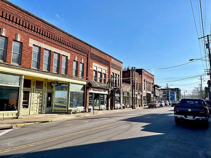 This charming downtown corridor feels like stepping into a Norman Rockwell painting come alive.
