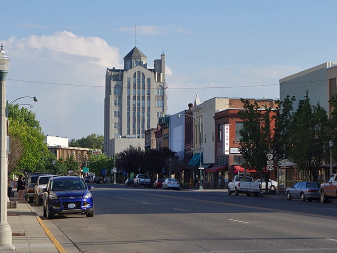 Eastern Oregon's agricultural heart beats strong, where grain elevators rise like monuments to honest work.