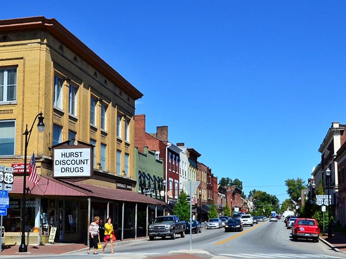 Bardstown's colorful downtown invites you to park and wander. Each storefront promises treasures more unique than the last.