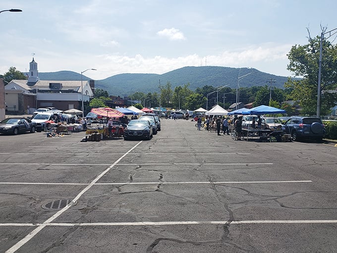 Beacon's outdoor market spreads across parking lots, turning ordinary weekends into extraordinary adventures for bargain seekers everywhere. 