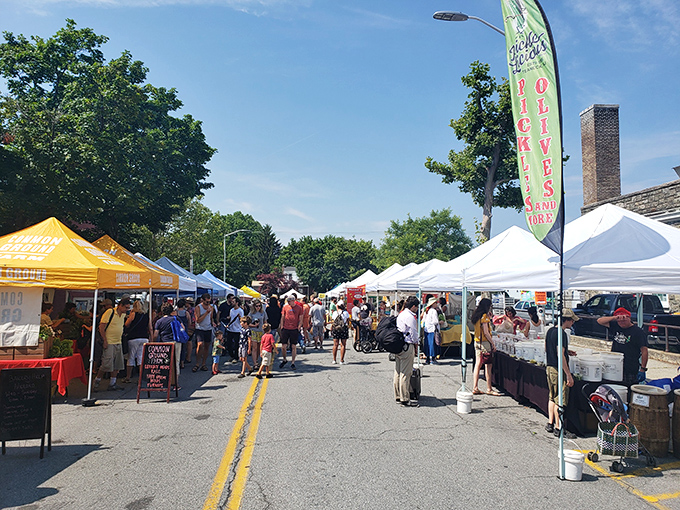 Serious collectors and casual browsers mingle among the tables, where yesterday's castoffs become tomorrow's conversation pieces.