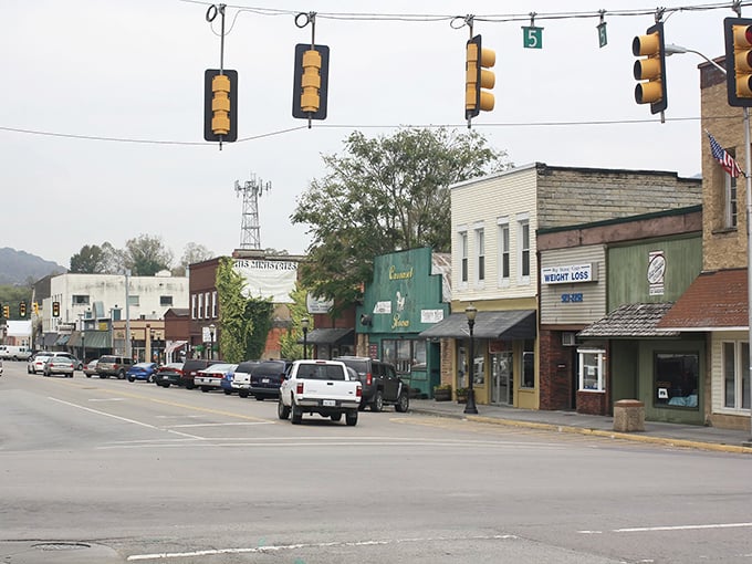 Main Street here moves at the perfect pace - slow enough to wave hello to everyone.