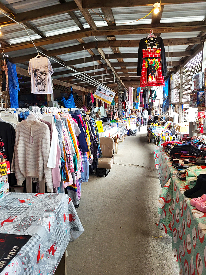 This covered marketplace buzzes with the kind of friendly energy that makes shopping feel like visiting old friends who happen to sell amazing stuff.