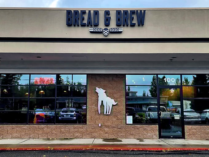 Modern, minimalist, and mouth-watering. This wolf-adorned sandwich haven looks ready to satisfy the hungriest Anchorage crowds.