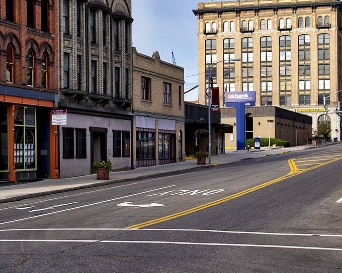 The view down Butte's main thoroughfare reveals a city where your Social Security check goes further than you might expect.