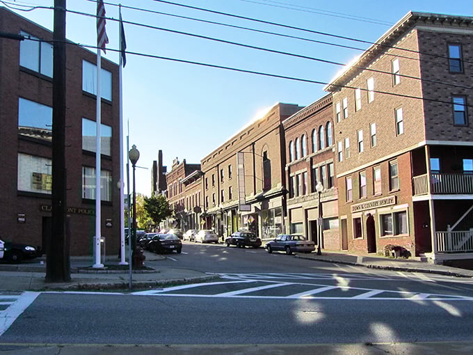 Downtown Claremont offers that perfect small-town tableau where you half expect to see Norman Rockwell setting up his easel.