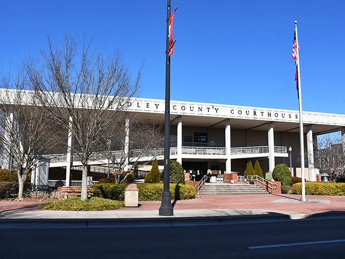 The Bradley County Courthouse stands as Cleveland's anchor, surrounded by a downtown that balances historic character with modern affordability.