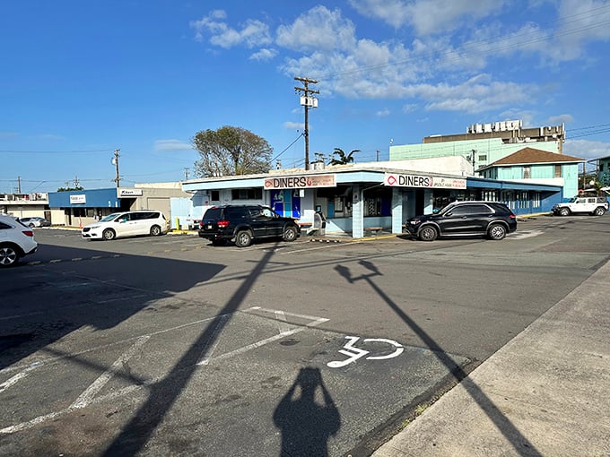 This unassuming diner hides in plain sight, like a breakfast superhero waiting to rescue your hunger with local comfort food.