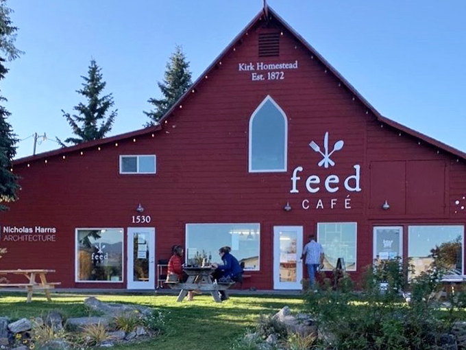 This historic barn traded hay for hash browns and became a local legend in the process.