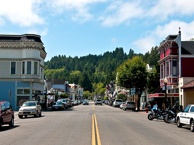 Strolling through Ferndale feels like walking through a movie set where every building has a story and every story has a porch.