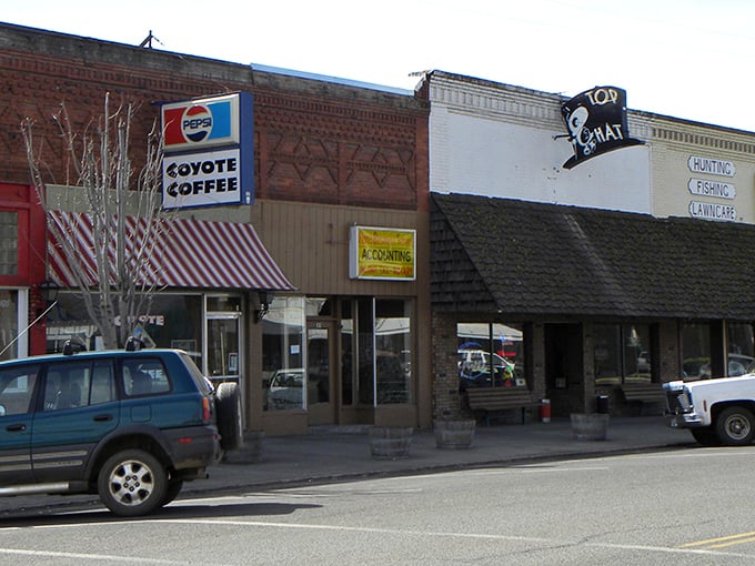 Goldendale's historic buildings house shops where you can browse without your credit card breaking into a cold sweat.