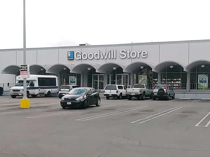 Behind those arched windows lies a thrift store so large you'll need breadcrumbs to find your way out.