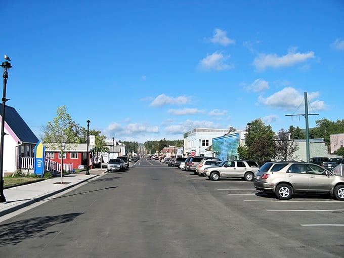 This North Shore community spreads out under endless blue skies, where every colorful building adds character to the perfect lakeside setting.