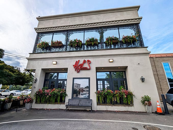 Flower boxes and wrought iron balconies? Hal's proves great steakhouses don't need to look like caverns of masculinity.