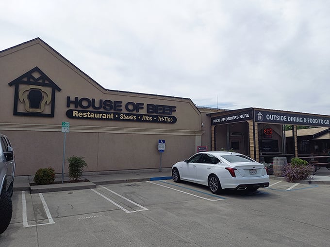 This modest exterior conceals a beef lover's paradise. Clark Kent had a similar disguise strategy.