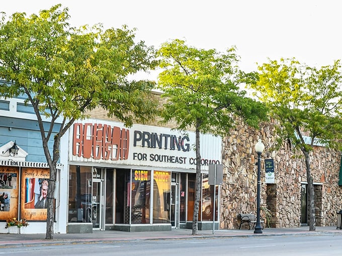Lamar's stone buildings stand proud against Colorado's eastern plains. History and affordability in perfect harmony.
