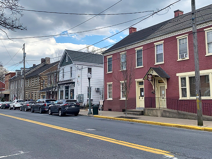 Winter in Lititz reveals the town's timeless appeal. These historic buildings have witnessed centuries of small-town life while maintaining their dignified Pennsylvania character.