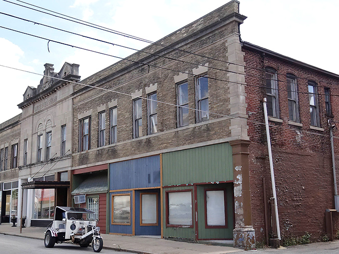 Marion's historic downtown buildings have weathered decades with grace, much like the retirees who now call this town home.