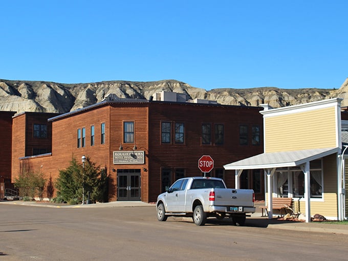 Wooden storefronts in Medora transport you straight into a Western movie set. Just don't expect a tumbleweed to roll by on cue!
