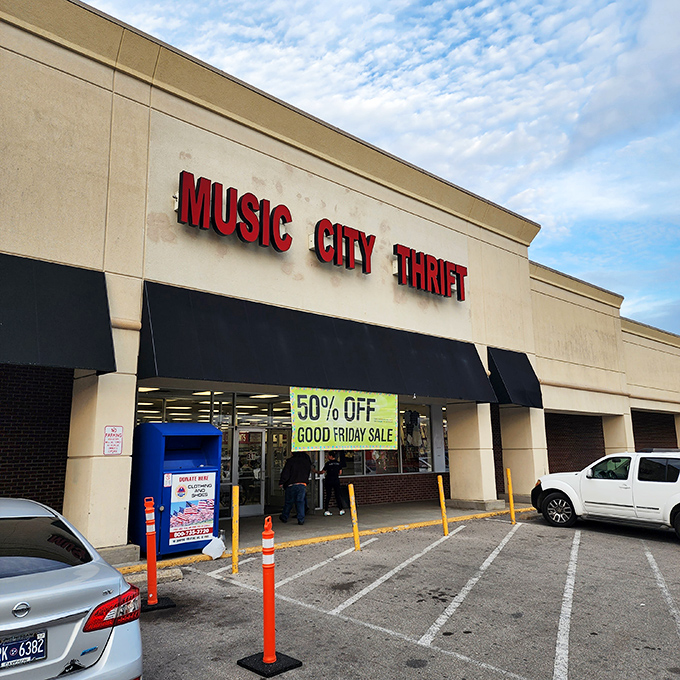 This sprawling storefront stretches like a country song - long, inviting, and full of stories waiting to unfold.